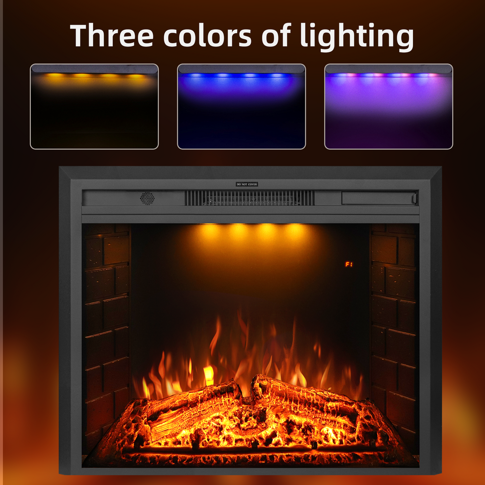 23 Inch Recessed Electric Fireplace Insert – FlamelineFireplaces